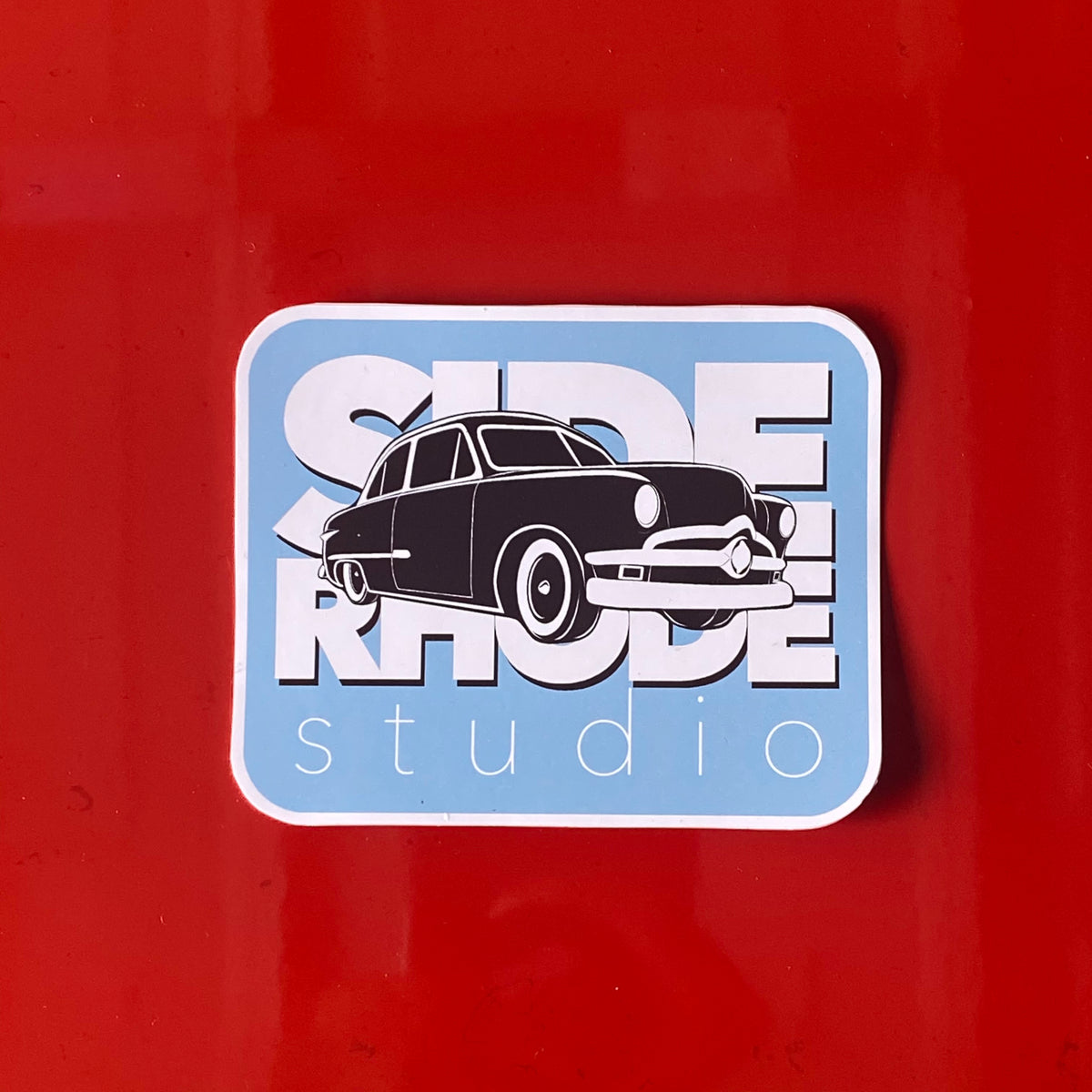 1950 Shoebox Sticker – Side Rhode Studio